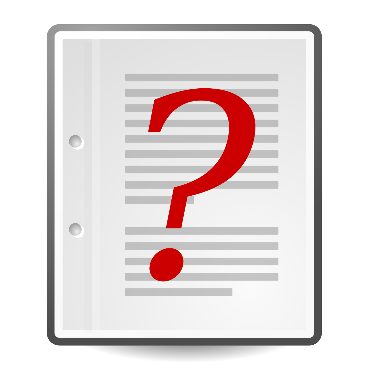 Archivo:Text document with red question mark.svg - ProleWiki