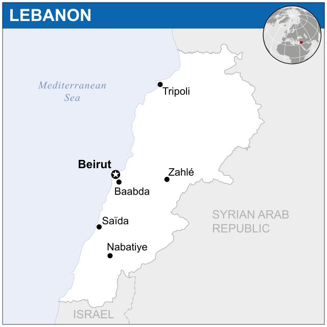 File:Lebanon map.svg - ProleWiki